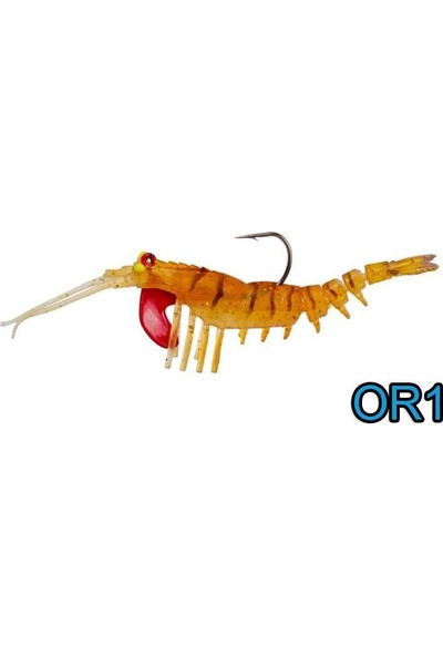 Sea Horse Manic 3D Shrimp Karides 7Cm Silikon Yem Sea Horse Manic 3D Shrimp Karides 7Cm Silikon Yem
