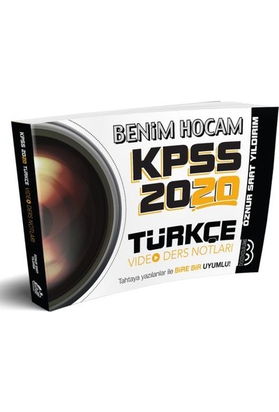 Benim Hocam 2020 KPSS Türkçe Video Ders Notları Benim Hocam 2020 KPSS Türkçe Video Ders Notları