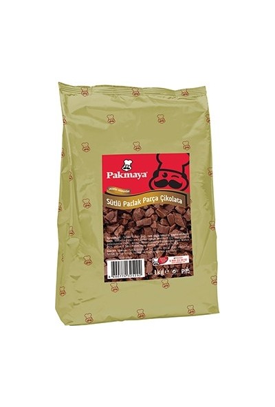 Pakmaya Sütlü Parlak Parça Çikolata 1 kg 1 kg Pakmaya Sütlü Parlak Parça Çikolata 1 kg 1 kg