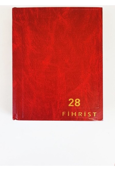 Gürpaş Ticari Fihrist 28'li 17X24 Cilt Bezli Kırmızı Gürpaş Ticari Fihrist 28'li 17X24 Cilt Bezli Kırmızı