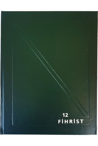 Gürpaş Ticari Fihrist 12'li 20X28 Cilt Bezli Yeşil Gürpaş Ticari Fihrist 12'li 20X28 Cilt Bezli Yeşil
