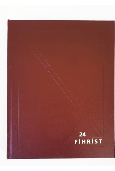Gürpaş Ticari Fihrist 24'lü 20X28 Cilt Bezli Kırmızı Gürpaş Ticari Fihrist 24'lü 20X28 Cilt Bezli Kırmızı