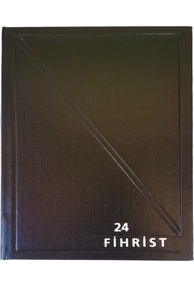 Gürpaş Ticari Fihrist 24'lü 17X24 Cilt Bezli Siyah Gürpaş Ticari Fihrist 24'lü 17X24 Cilt Bezli Siyah