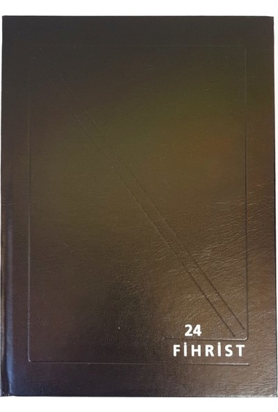 Gürpaş Ticari Fihrist 24'lü 20X28 Cilt Bezli Siyah Gürpaş Ticari Fihrist 24'lü 20X28 Cilt Bezli Siyah