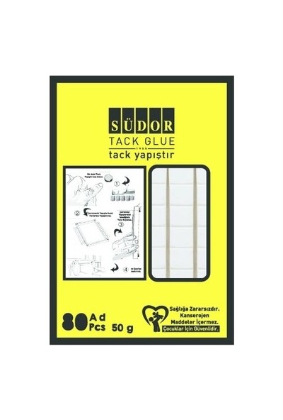 Südor Tack Hamur Yapıştırıcı 60 Adet 50GR Südor Tack Hamur Yapıştırıcı 60 Adet 50GR