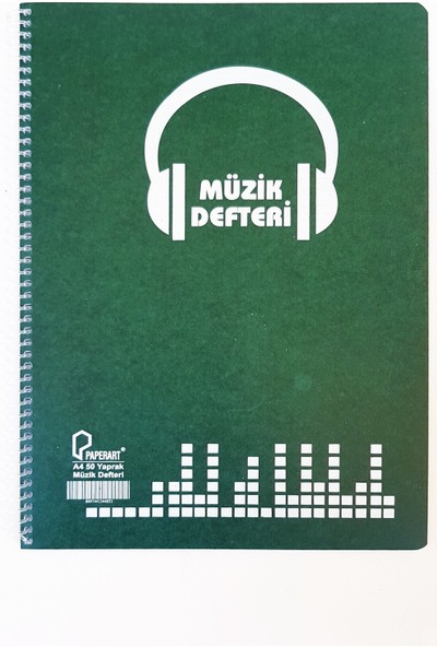 Paperart Sipralli Müzik Defteri A4 50 Yp