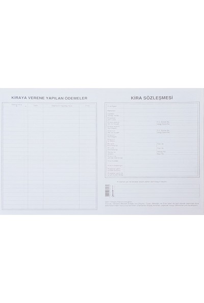 Gürpaş Kira Kontratı 100'LÜ Paket