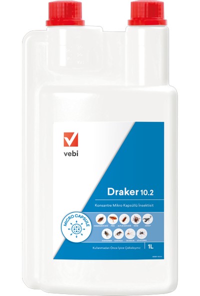VEBI Draker 10.2 Konsantre Haşere Öldürücü 1 L VEBI Draker 10.2 Konsantre Haşere Öldürücü 1 L