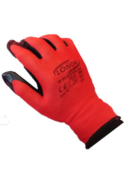 Toptan Satış Nitril Eldiven İnşaat Eldiveni İşçi Eldiveni No 10 İş Eldiveni 60 Çift