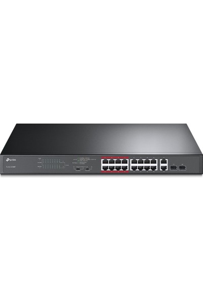 TP-Link TL-SL1218MP 16-Port 10/100Mbps + 2-Port Gigabit PoE Switch TP-Link TL-SL1218MP 16-Port 10/100Mbps + 2-Port Gigabit PoE Switch