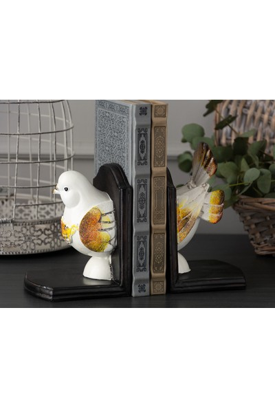 Madame Coco Güvercin 2'li Kitap Tutucu Madame Coco Güvercin 2'li Kitap Tutucu