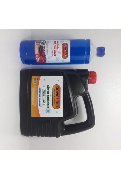 Powerten Yeşil Antifiriz 3 Lt + Cam Suyu Powerten Yeşil Antifiriz 3 Lt + Cam Suyu