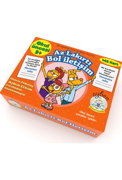 Ayben İle Terapötik Etkinlikler Az Lakırtı Bol Iletişim-Okul Öncesi Ayben İle Terapötik Etkinlikler Az Lakırtı Bol Iletişim-Okul Öncesi