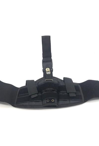 Polis Özel Harekat Bacak Kılıfı Çift Yedek Şarjörlü Siyah Polis Özel Harekat Bacak Kılıfı Çift Yedek Şarjörlü Siyah