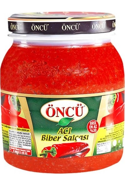 Öncü Acı Biber Salçası 1650 gr Öncü Acı Biber Salçası 1650 gr