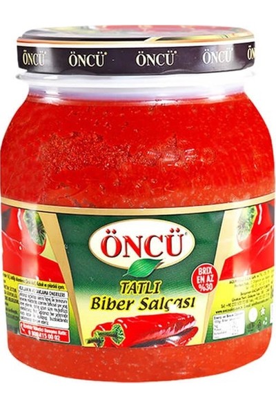Öncü Tatlı Biber Salçası 1650 gr Öncü Tatlı Biber Salçası 1650 gr