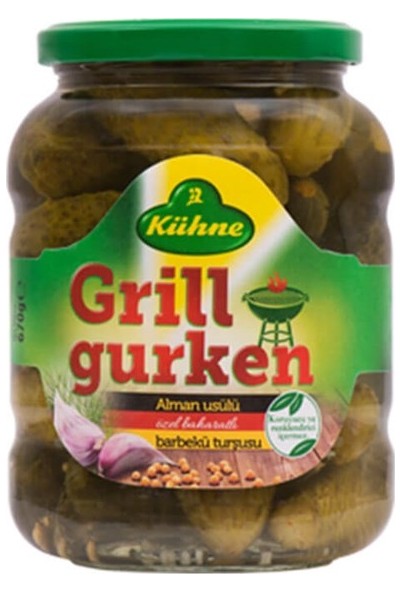 Kühne Alman Usülü Barbekü Turşusu 670 gr Kühne Alman Usülü Barbekü Turşusu 670 gr