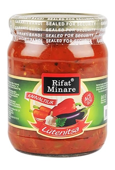 Rifat Minare Lütenitsa Acı Kahvaltılık Sos 580 gr