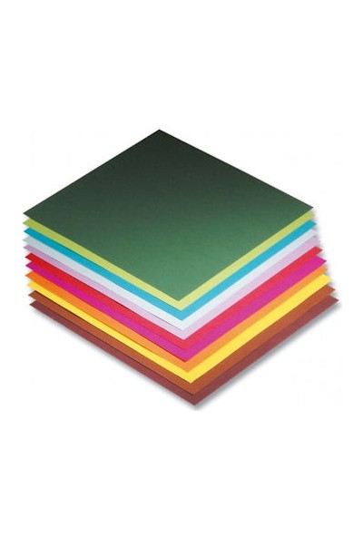 Folia Origami Kağıdı 20X20 Cm. 10 Renk 500 Adet