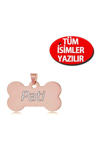 Chavin isme Özel Çelik Kedi Köpek Hayvan Künyesi Kimlik eb47