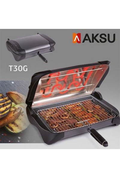 Aksu T 30 G Şişfish Elektrikli Izgara Termostatlı