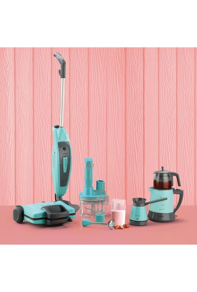 Schafer 5'li Çeyizime Dair Küçük Ev Aletleri Çeyiz Seti Turkuaz