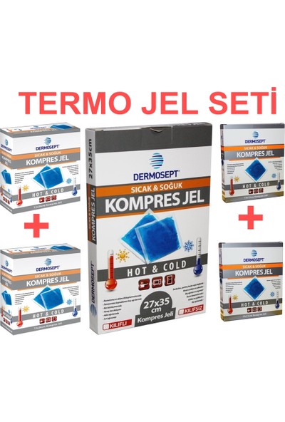 Dermosept Sıcak Soğuk Termo Jel Kompres Buz Jel Termojel Seti Dermosept Sıcak Soğuk Termo Jel Kompres Buz Jel Termojel Seti