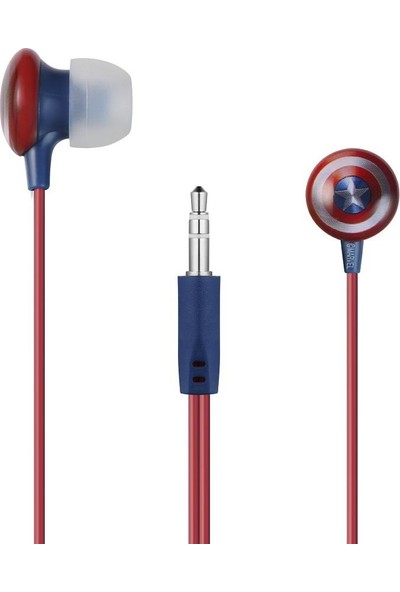 Volkano Marvel Avengers Kaptan Amerika Captain America Kulakiçi Kulaklık Çantalı Lisanslı MV-1008-CA