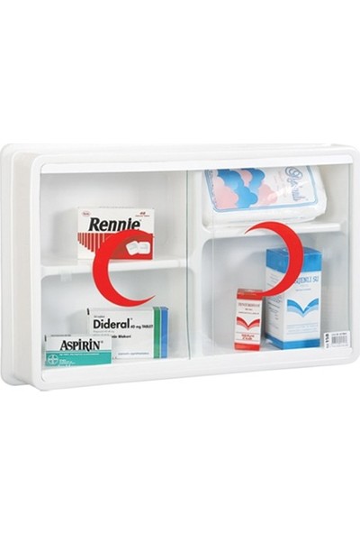 Çelik Ayna Plastik Ecza Dolabı Çelik Ayna Plastik Ecza Dolabı