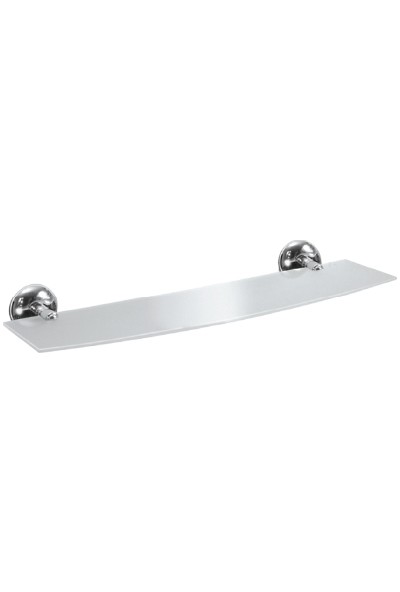 Empa Krom Büyük Cam Etajer Banyo Aynası Altlığı