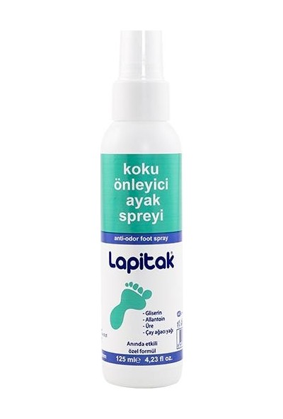 Lapıtak Ayak Koku Önleyici Sprey 125ml Lapıtak Ayak Koku Önleyici Sprey 125ml