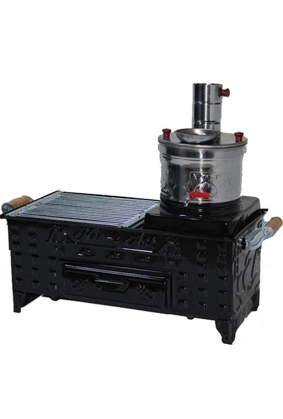 Bulkap Isıser Semaverli Mangal Büyük Boy Kömürlü Mangal