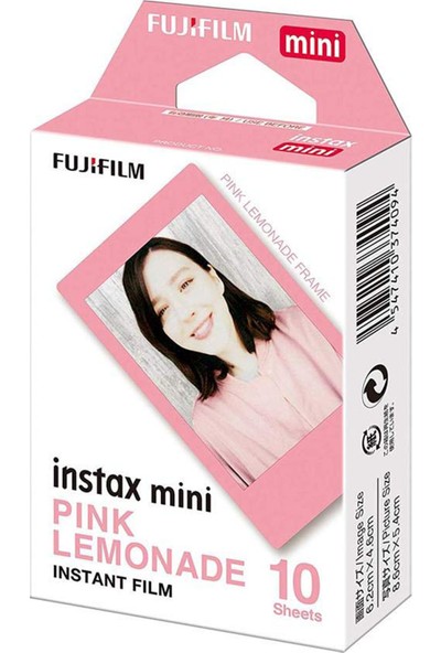 Fujifilm Instax mini Pink Lemonade 10’lu Özel Film Fujifilm Instax mini Pink Lemonade 10’lu Özel Film