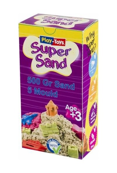 Play Toys Kinetik Kum 500 gr ve 5 Kalıp