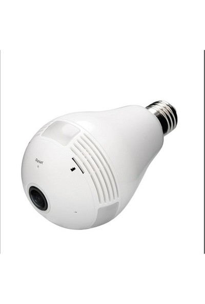 Kingboss Ip-28 360 Derece Güvenlik Kamerası Panoramik Ampul Kingboss Ip-28 360 Derece Güvenlik Kamerası Panoramik Ampul