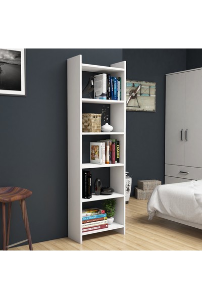 Bimossa Gülçiçek Geniş Raflı Kitaplık 48.6cm W6040 Bimossa Gülçiçek Geniş Raflı Kitaplık 48.6cm W6040