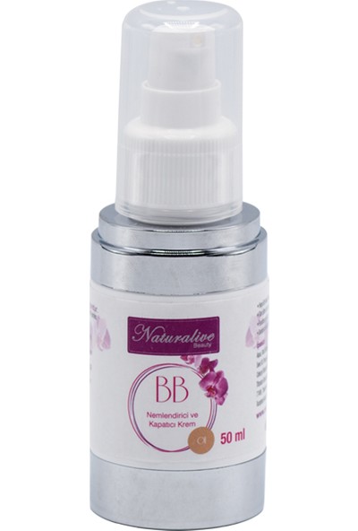 Naturalive Bb Krem Nemlendirici ve Kapatıcı Krem Koyu Ton 50 ml