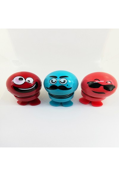 Çılgın Kafalar Sallanan Emoji Kafalar Zıpzıp Kafalar Sallanan Kafalar 3 Adet