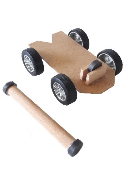 Ece Mıknatısla Hareket Eden Araba Deney Seti Manyetizma Deneyi - Demonte