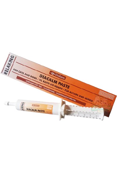 Diacalm Paste Kedi ve Köpek Sakinleştirici Bitkisel Macun 30 ml Diacalm Paste Kedi ve Köpek Sakinleştirici Bitkisel Macun 30 ml