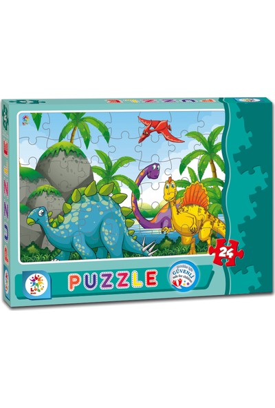 Laço Dinazor 24 Parça Çocuk Puzzle Laço Dinazor 24 Parça Çocuk Puzzle