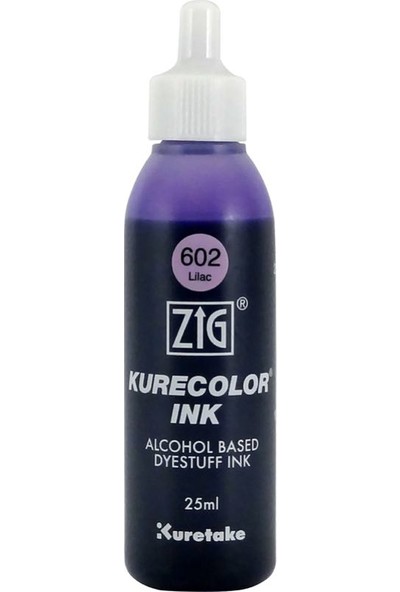Zig Kurecolor Refill Alcohol Ink Mürekkep 25 Ml. 602 Lilac Zig Kurecolor Refill Alcohol Ink Mürekkep 25 Ml. 602 Lilac