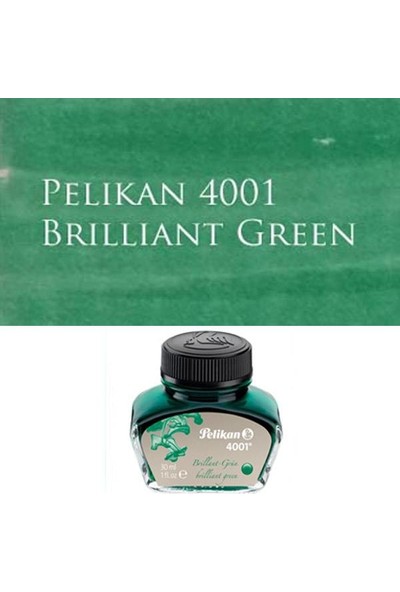 Pelikan 4001 Dolmakalem Mürekkebi 30 Ml. Yeşil Pelikan 4001 Dolmakalem Mürekkebi 30 Ml. Yeşil