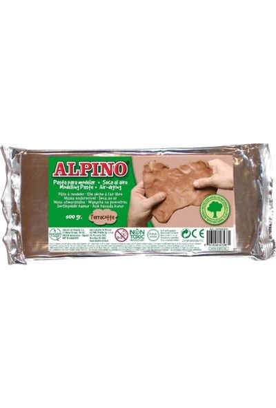 Alpino Şekillendirme Kili (Seramik Hamuru) 500 Gr. Kahverengi Alpino Şekillendirme Kili (Seramik Hamuru) 500 Gr. Kahverengi