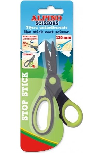 Alpino Stop-Stick Yapışkan Tutmayan Teflon Okul Makası