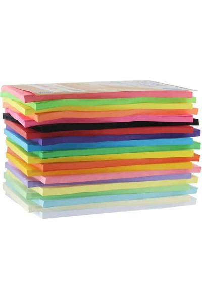Bigpoint Renkli A4 Fotokopi Kağıdı 100'LÜ Karışık 10 Renk Bigpoint Renkli A4 Fotokopi Kağıdı 100'LÜ Karışık 10 Renk