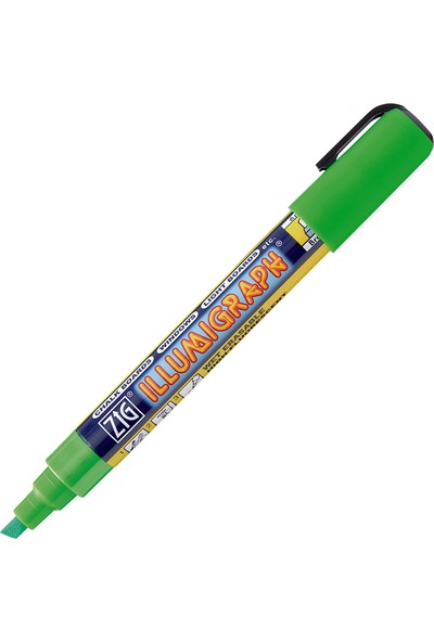 Zig Illumigraph Marker Sıvı Tebeşir Kalemi Yeşil Zig Illumigraph Marker Sıvı Tebeşir Kalemi Yeşil