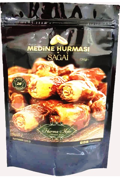 Hurma Aşkı Medine Hurması Sagai 250 gr Hurma Aşkı Medine Hurması Sagai 250 gr