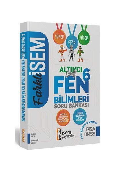 Farklı İsem 6. Sınıf Fen Bilimleri Soru Bankası