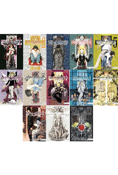 Death Note Ölüm Defteri Serisi Seti 13 Kitap Death Note Ölüm Defteri Serisi Seti 13 Kitap
